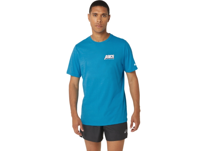 UNISEX ASICS SMSB 1977 RUN CLUB SHORT SLEEVE TEE | Unisex | Island Blue ...