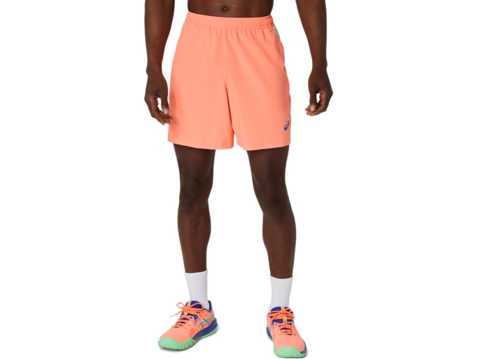PADEL COURT 7IN SHORT | Men | Vivid Coral/Menthol | Shorts voor heren ...