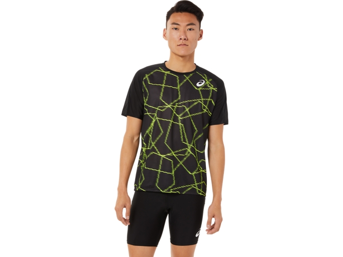 MEN'S LIGHT SHORT SLEEVE TOP | Performance Black | T-Shirts & Tops | ASICS