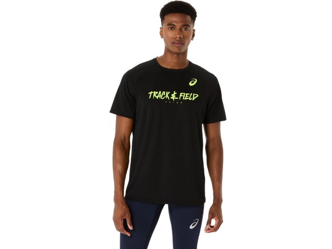 TF GRAPHIC SHORT SLEEVE TOP | Men | PERFORMANCE BLACK | Men's Short ...
