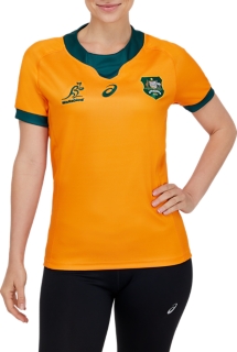 Women's WALLABIES REPLICA HOME JERSEY | 22 Ss Wallabies Gold | Womens ...