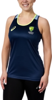 CRICKET AUSTRALIA TRAINING SINGLET WOMEN | Women | Night Sky | Womens ...