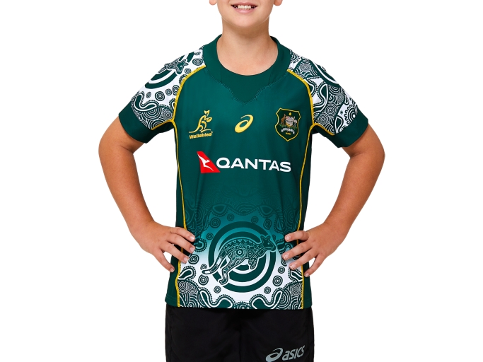 WALLABIES REPLICA ALTERNATE JERSEY | Kids | Wallabies Green | Kids ...