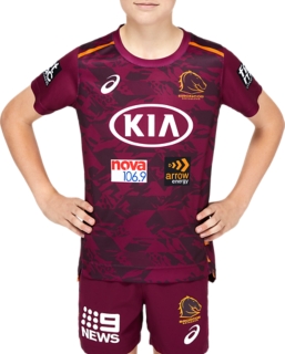 BRISBANE BRONCOS TRAINING TEE YOUTH | Kids | Maroon | Kids NRL Clothing ...