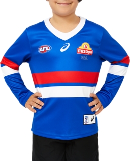 WESTERN BULLDOGS REPLICA HOME GUERNSEY LONG SLEEVED YOUTH | Kids ...