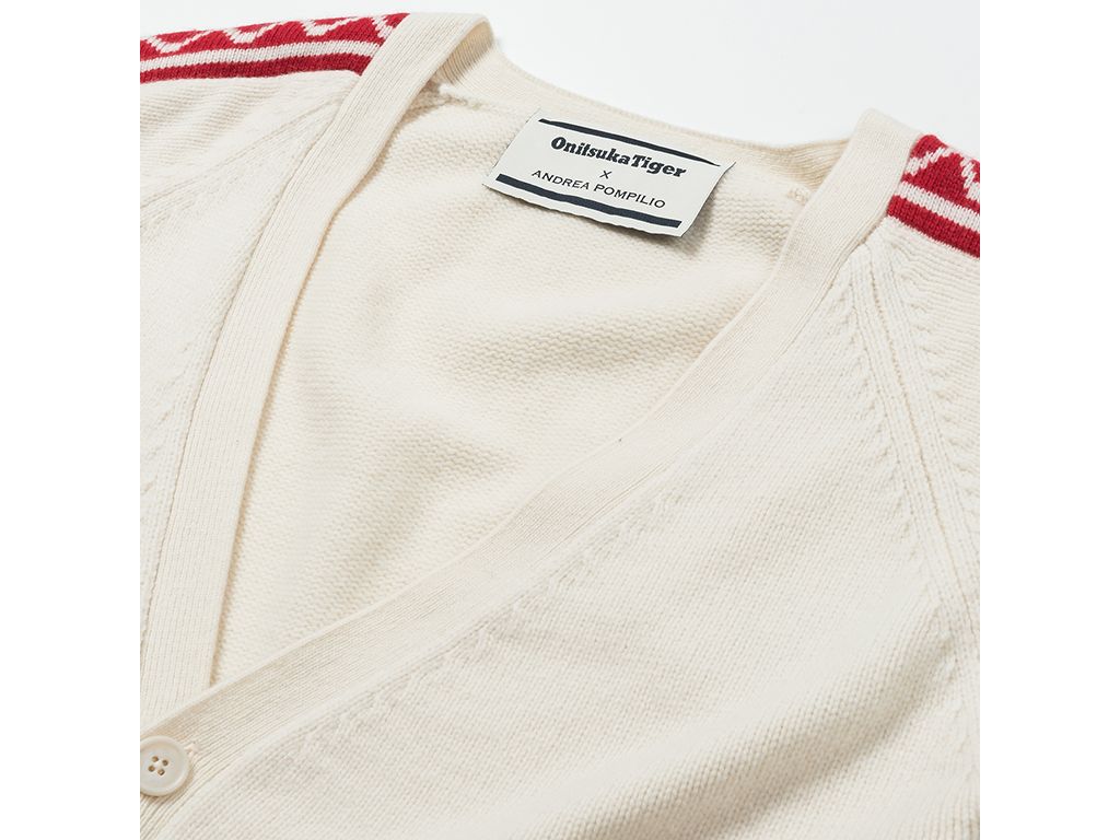 Onitsuka Tiger men's long-sleeve cardigan Onitsuka Tiger men's long-sleeve cardigan