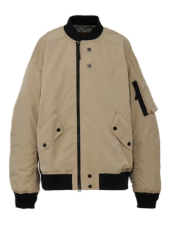 BOMBER JACKET|BEIGE/BEIGE|Onitsuka Tiger 대한민국