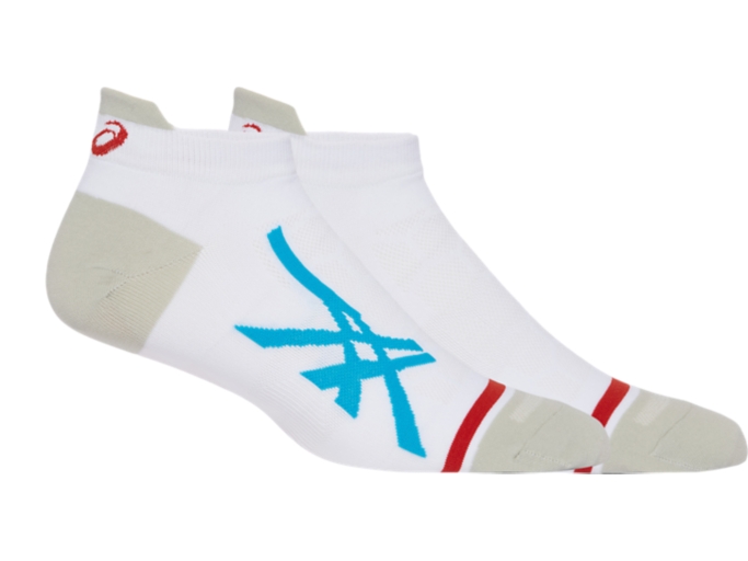 LIGHT SINGLE TAB SOCK | Unisex | Brilliant White/Island Blue | Socks ...