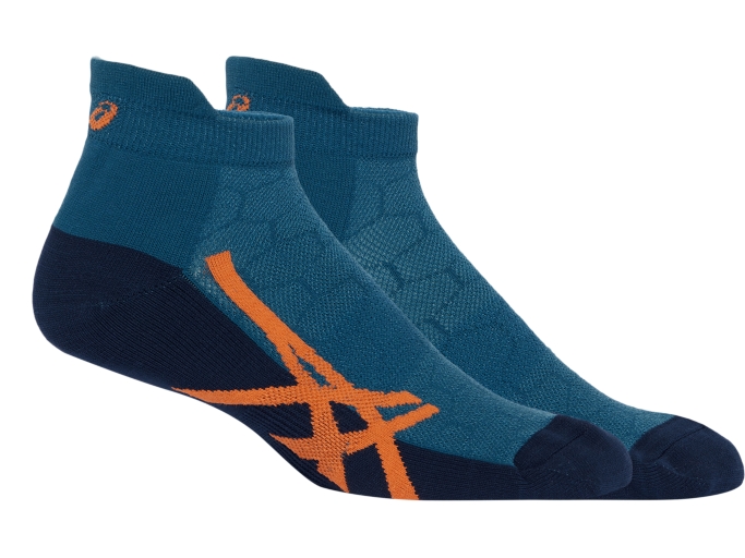 Unisex CUSHION SINGLE TAB SOCK | Ink Teal | Socks | ASICS Australia