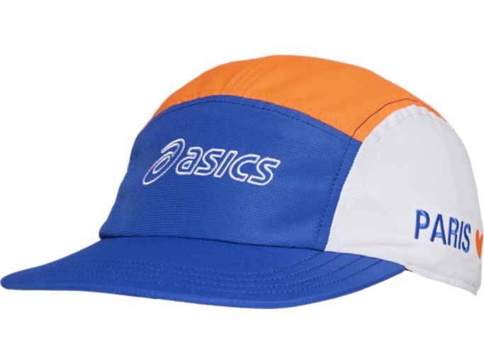 ASICS 5 PANEL CAP PARIS | Unisex | Illusion Blue/Sunrise Red | Unisex ...