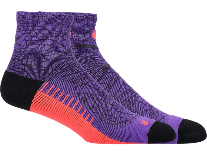 PERFORMANCE RUN SOCK QUARTER | Unisex | EDO PURPLE | Unisex Socks ...