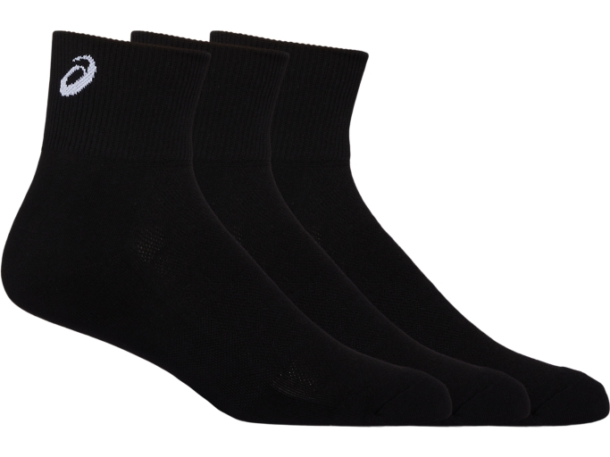 EASY QUARTER SOCK 3 PACK | Unisex | Performance Black | Socks | ASICS ...
