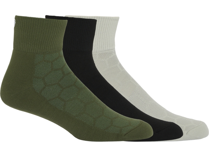 EASY QUARTER SOCK 3 PACK | Unisex | Multi Color 7 | Socks | ASICS Australia