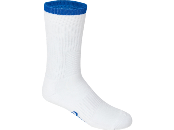 Unisex PACE CREW SOCKS | Brilliant White/Illusion Blue | Socks | ASICS ...