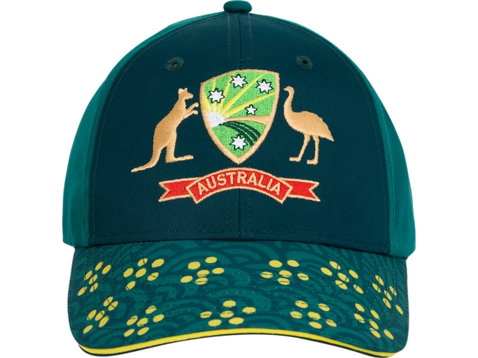 CRICKET AUSTRALIA T20 CAP | Men | Dark Green | Headwear | ASICS Australia