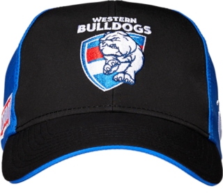 WESTERN BULLDOGS MEDIA CAP | Unisex | Performance Black | AFL ...