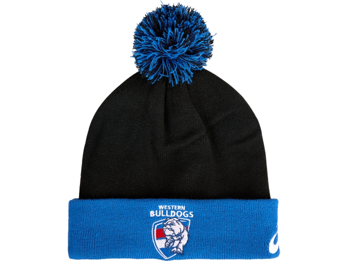 Unisex WESTERN BULLDOGS BEANIE | Performance Black | AFL Accessories ...