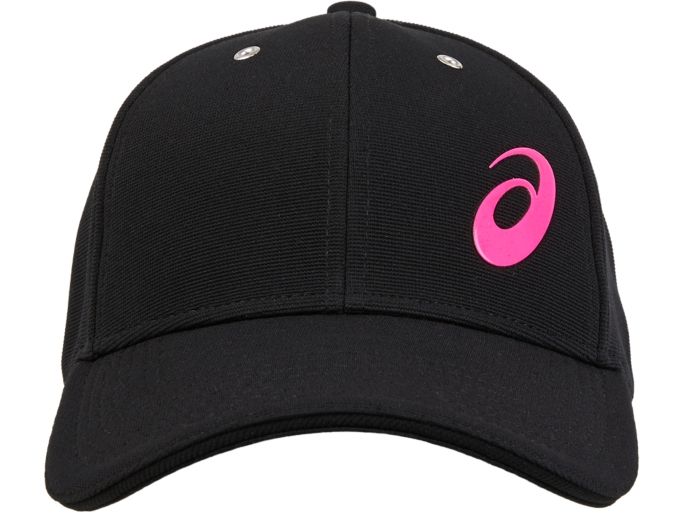 GEL SPIRAL CAP | Women | Performance Black/Pink Glo | Headwear | ASICS ...