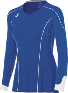 Domain II Jersey | Royal/White | Long Sleeve Shirts | ASICS