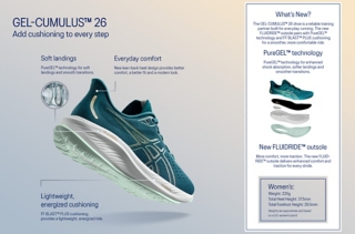 GEL-CUMULUS 26 (2A NARROW) | Women | Black/Concrete | Womens Running ...
