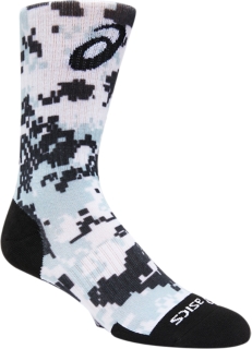 UNISEX TM Camo Crew | Navy/Athletic Grey | Socks | ASICS